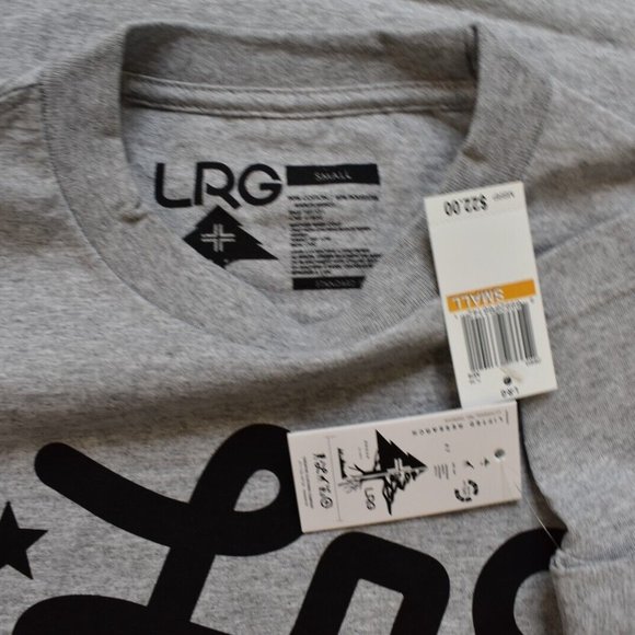 Lrg | Shirts | Lrg Lifted Research Group Mens Cycle Logo Gray Shirt New Small | Poshmark